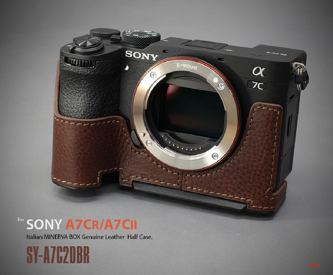 LIM'S Genuine Italy Leather Camera Half Case & Dovetail Plate for Sony ...