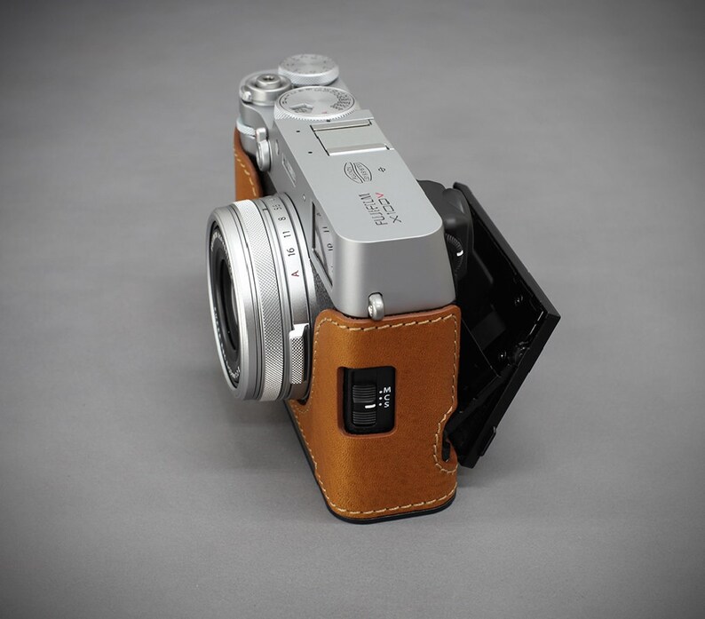 LIM'S Genuine Leather Camera Half Case Dovetail Plate - Etsy