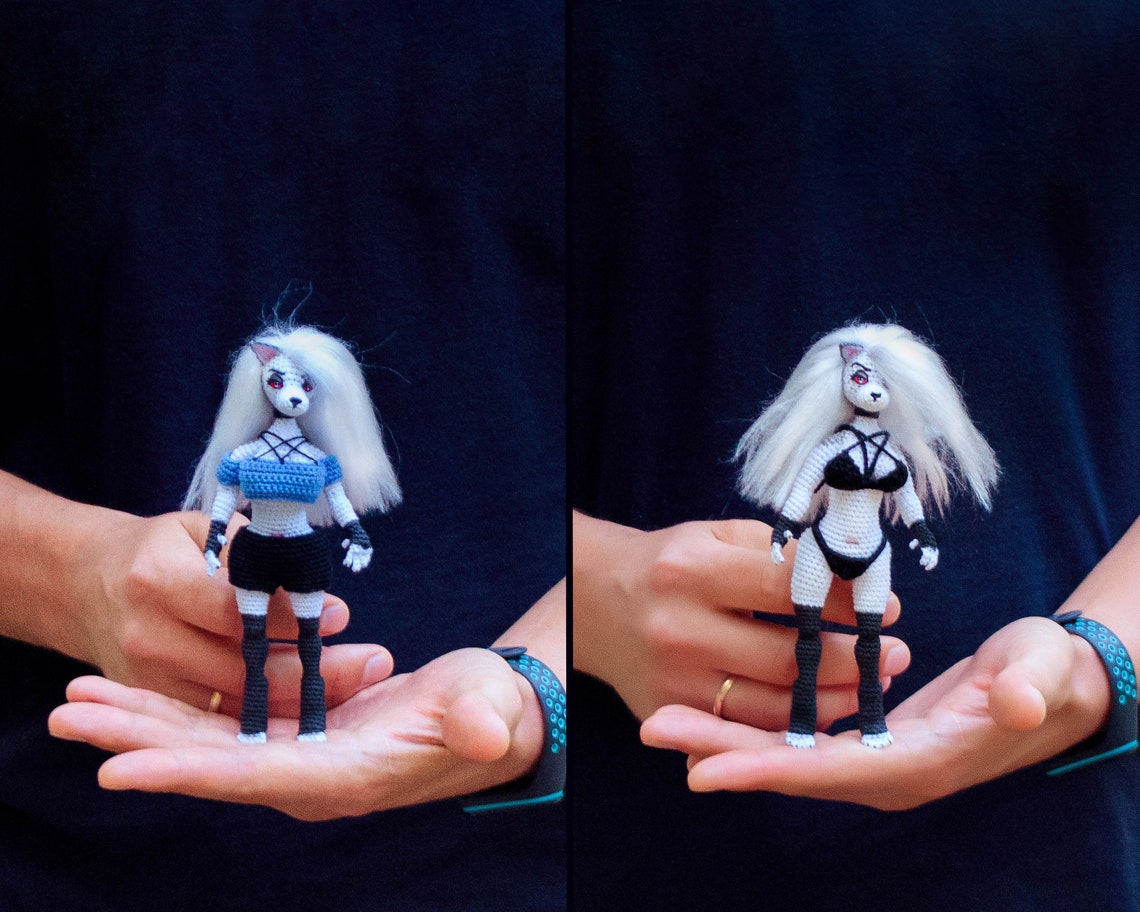 Custom Loona Wolf Doll Yiff Anthro Art Doll Nsfw Plush | Etsy