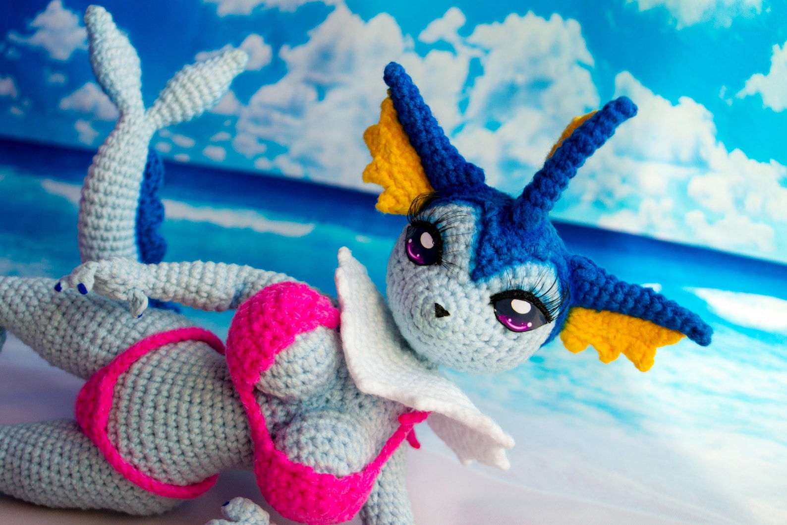Vaporeon Furry Dollfurry Plushie Anthro Plush Yiff Adult Plushies Monster Doll Etsy
