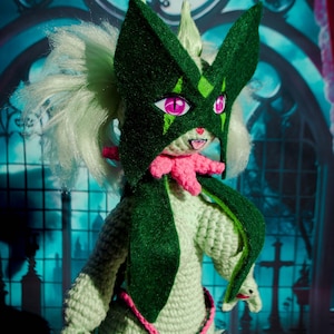 Meowscarada Plush Doll: Custom Anthro Furry Plushie, 11 In - Etsy