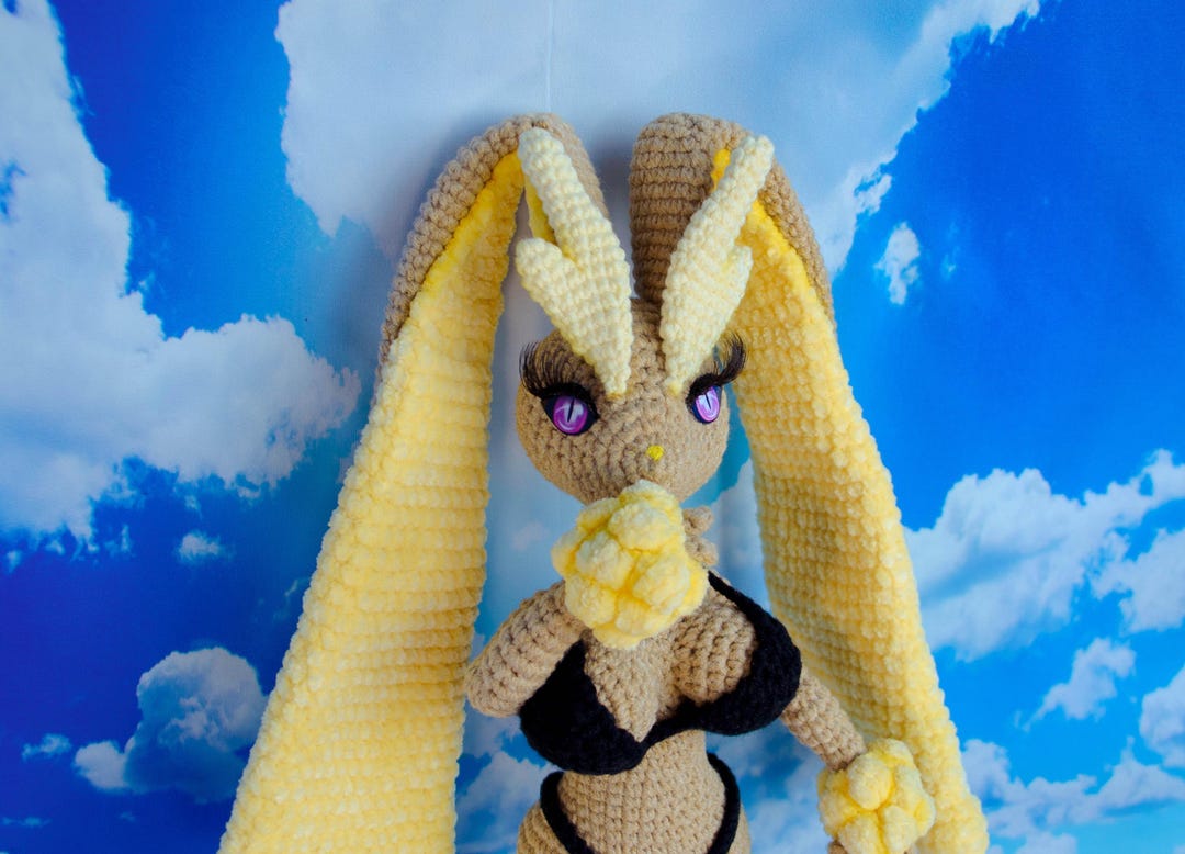Lopunny Plush Doll, Custom Furry Plush, Anthro Plush, Yiff Doll, Art ...