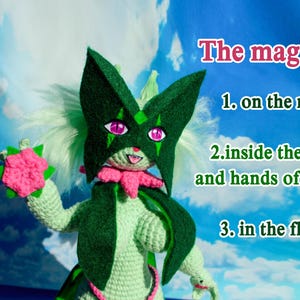 Meowscarada Plush Doll: Custom Anthro Furry Plushie, 11 In - Etsy