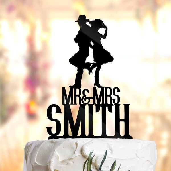 Western Cake Topper - Etsy