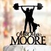 Weight Lifting Cake Topper Crossfit Cake Topper Fitness Cake - Etsy