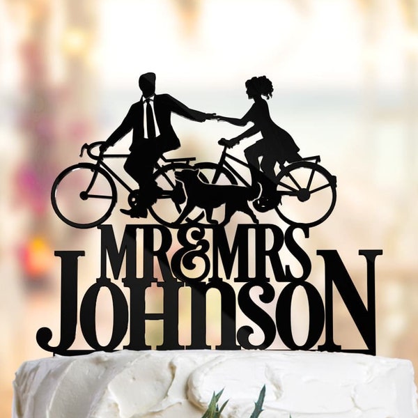 Bicycle Cake Topper - Etsy