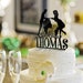 Personalized Wedding Cake Topper Silhouette With Custom - Etsy