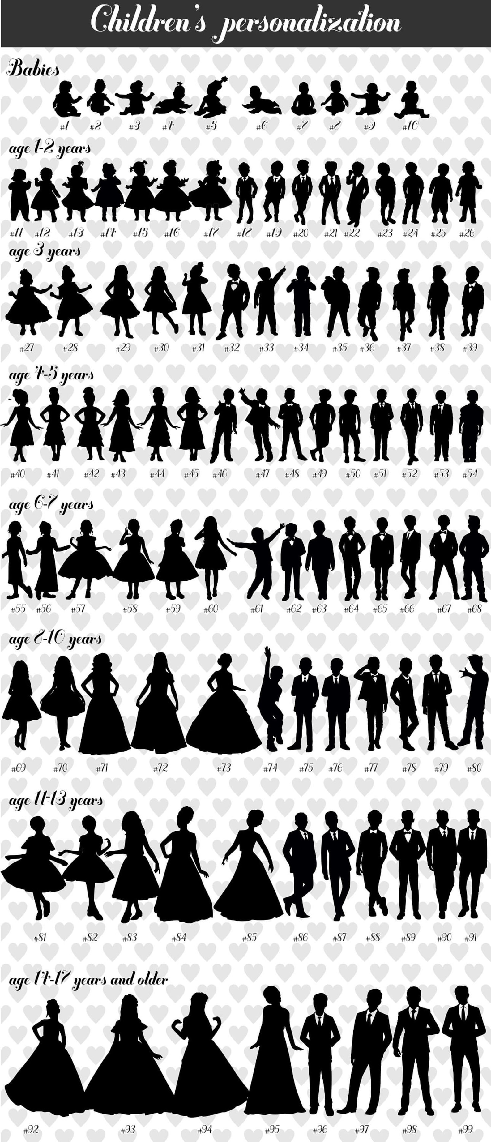 Family Cake Topper Married Couple With Children Wedding Cake - Etsy