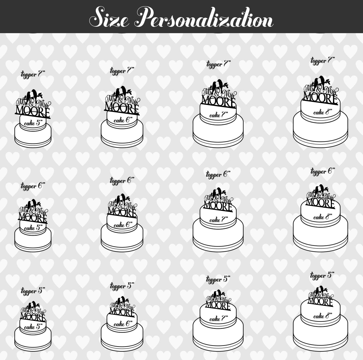 Dos pájaros en una rama de la boda topper pájaro pareja - Etsy España