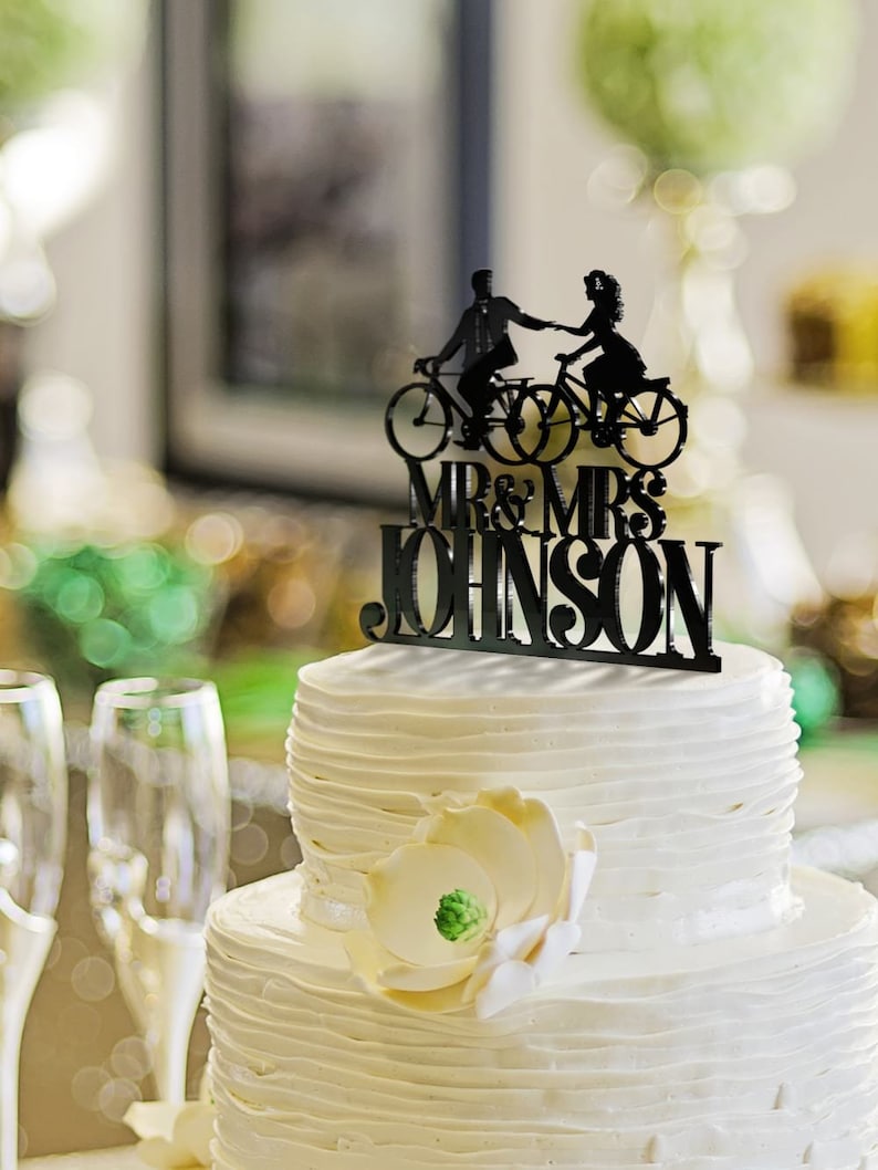 Bicycle Cake Topper Bicycle Wedding Cake Topper Bike Cake - Etsy