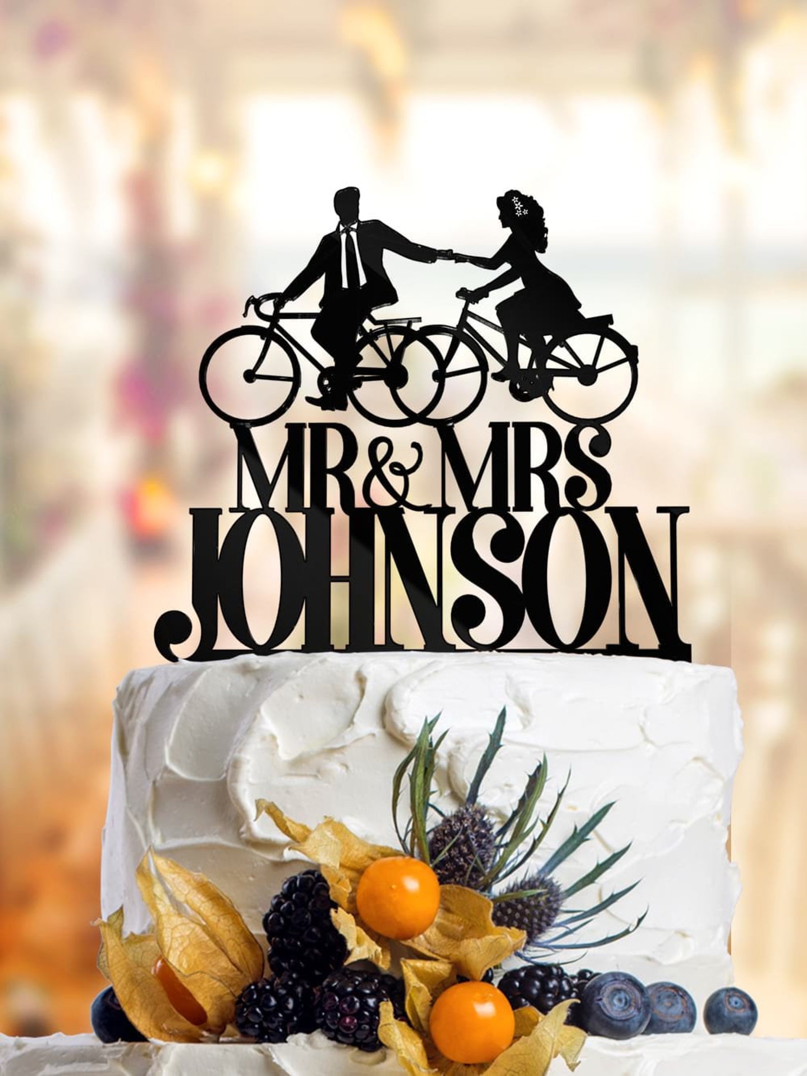 Bicycle Cake Topper Bicycle Wedding Cake Topper Bike Cake - Etsy
