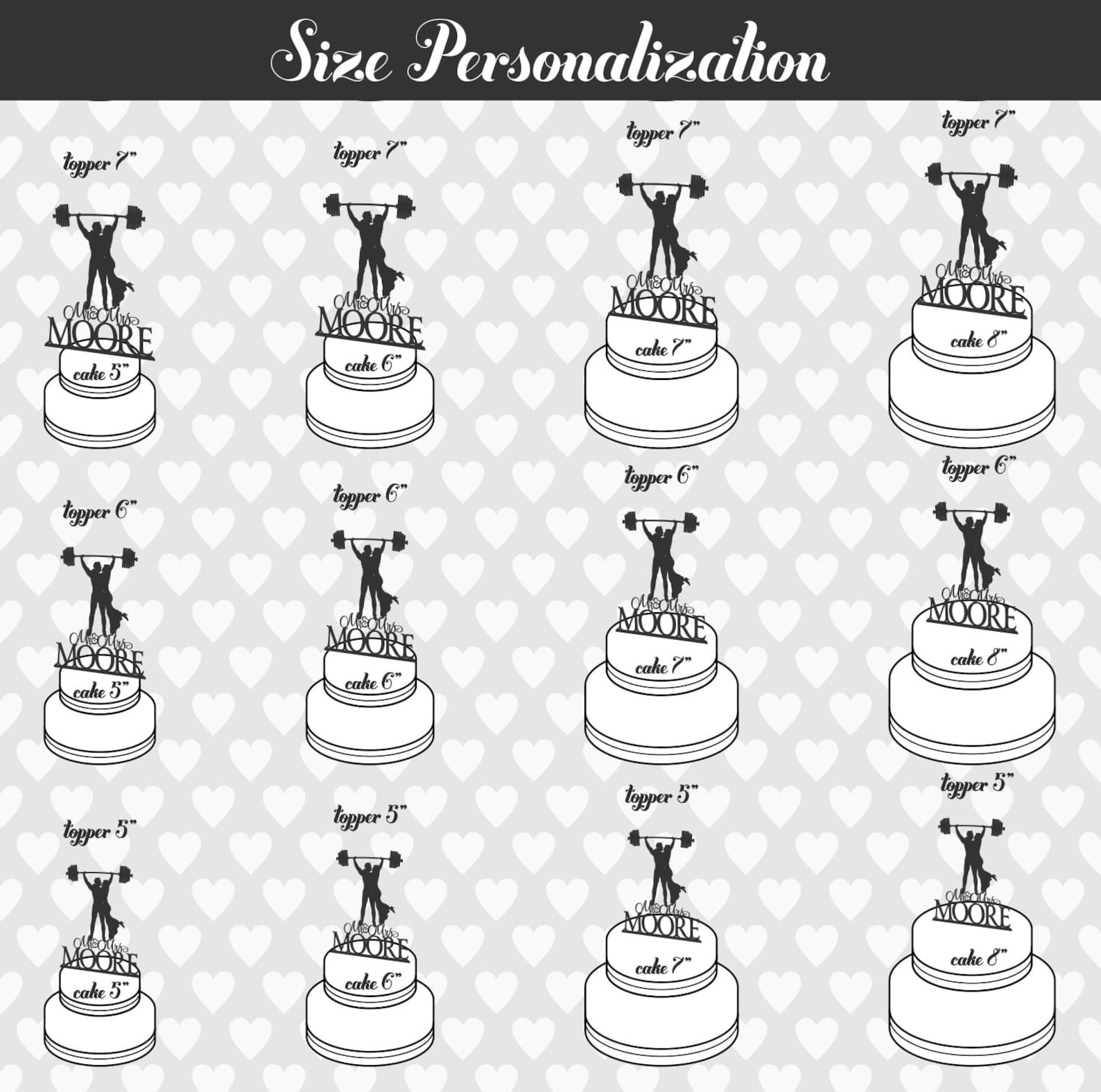 Weight Lifting Cake Topper Crossfit Cake Topper Fitness Cake - Etsy