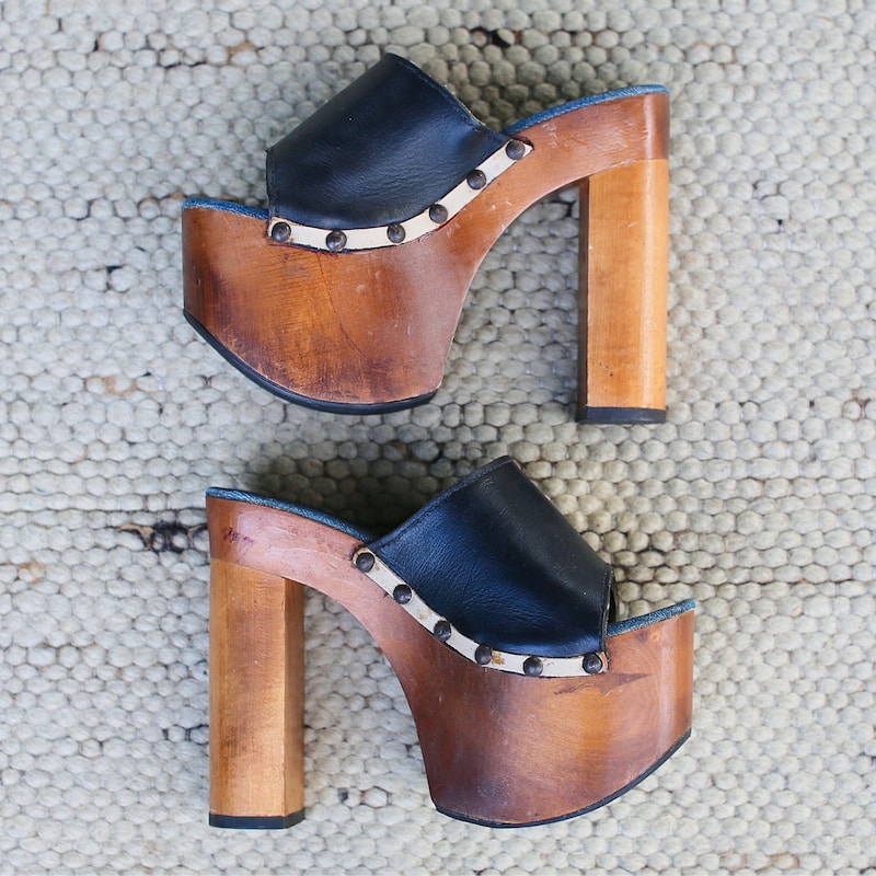 70s Platforms - Etsy