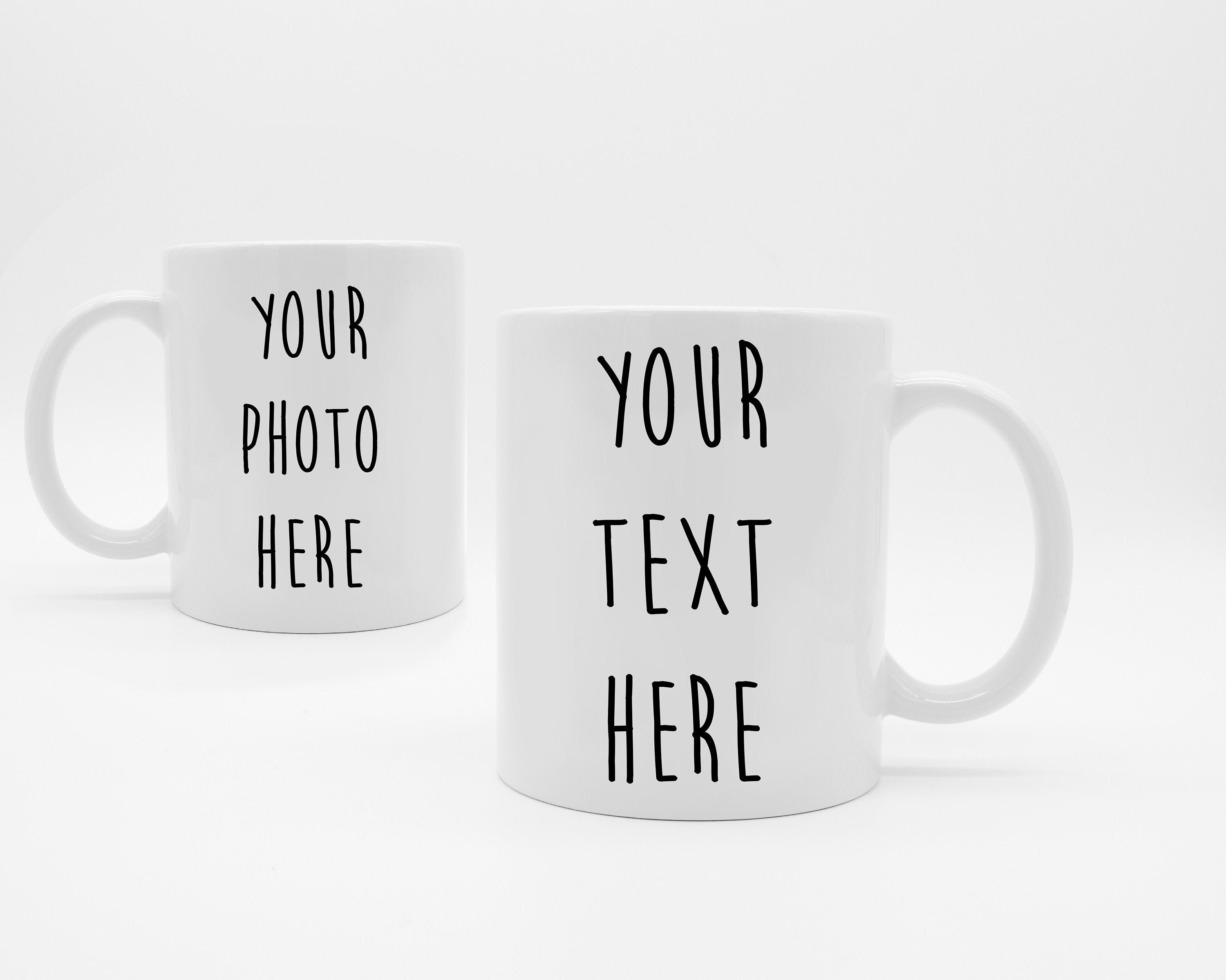 Custom Mug Your Message On a Mug Any Text On a Mug Any Text | Etsy