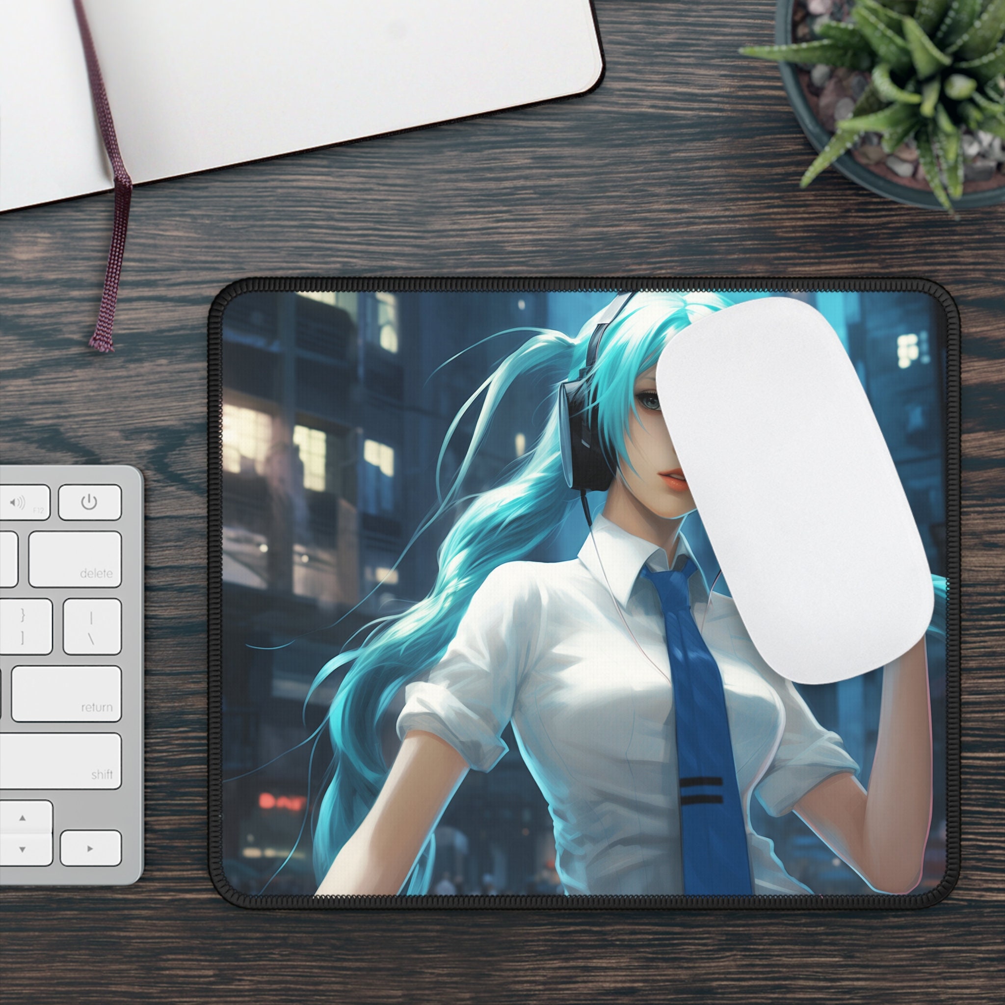 Fan Art Hatsune Miku Gaming Mouse Pad Anime Vocaloid Gaming Decor CV01 ...