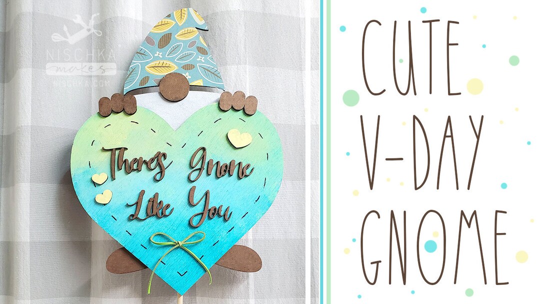 Vector File Theres Gnone Like You Gnome Svg Dxf Pdf Ai Eps, Lasercut ...
