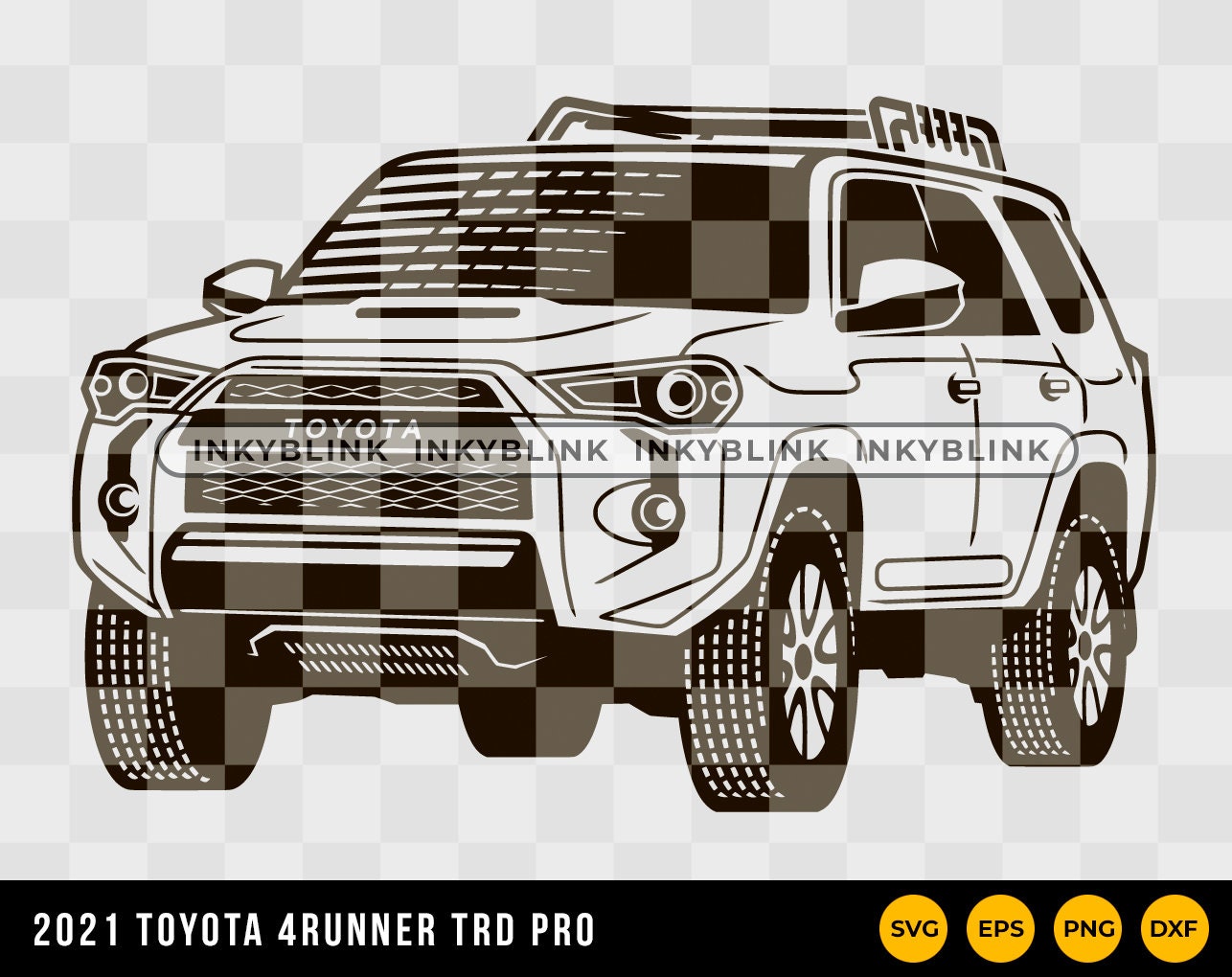 2021 Toyota 4Runner Svg Truck Svg SUV Svg AUTO Cut Files | Etsy