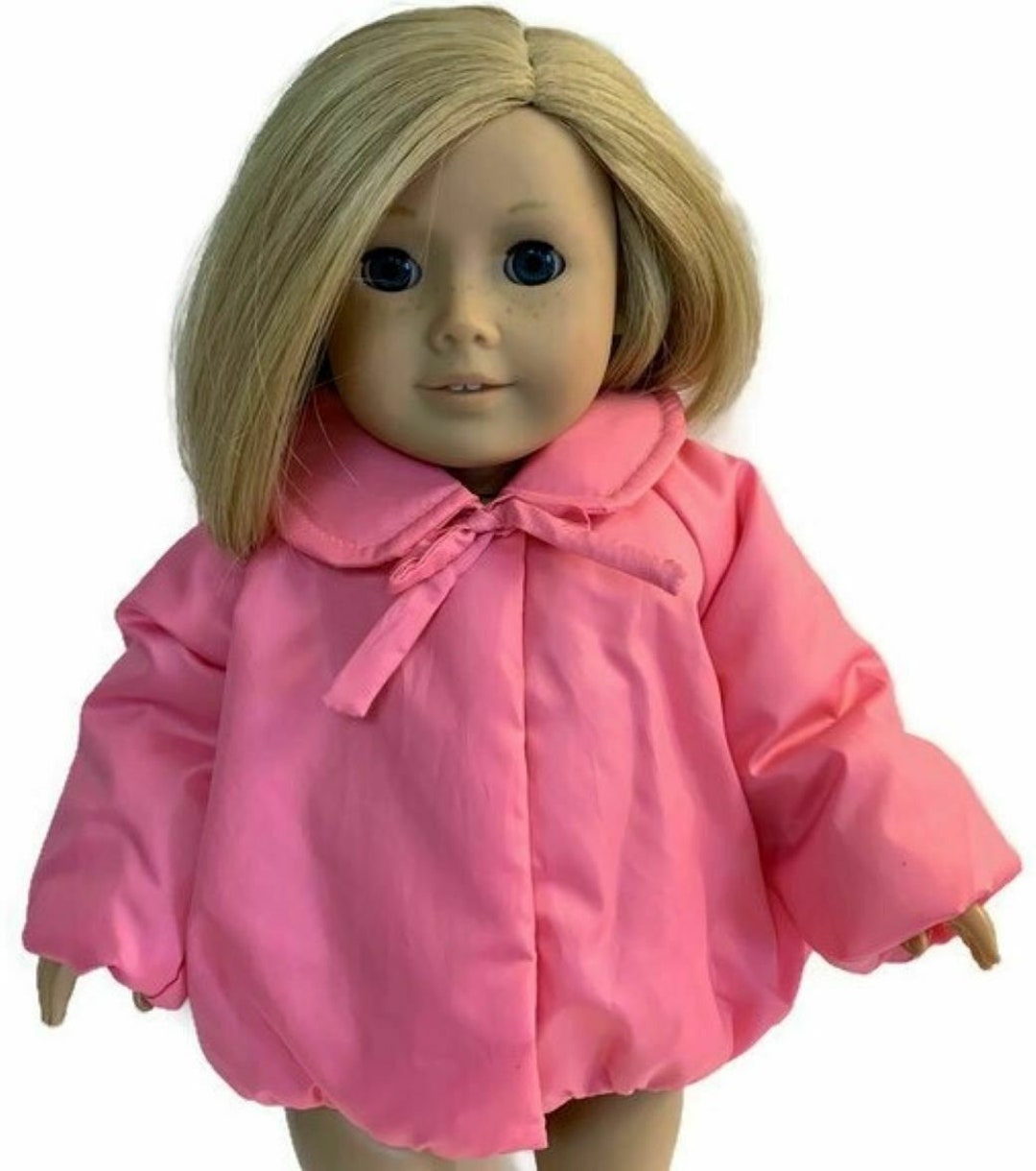 Doll Clothes Pink Puffy Jacket With Bow to Fit 18 Inch Doll - Etsy