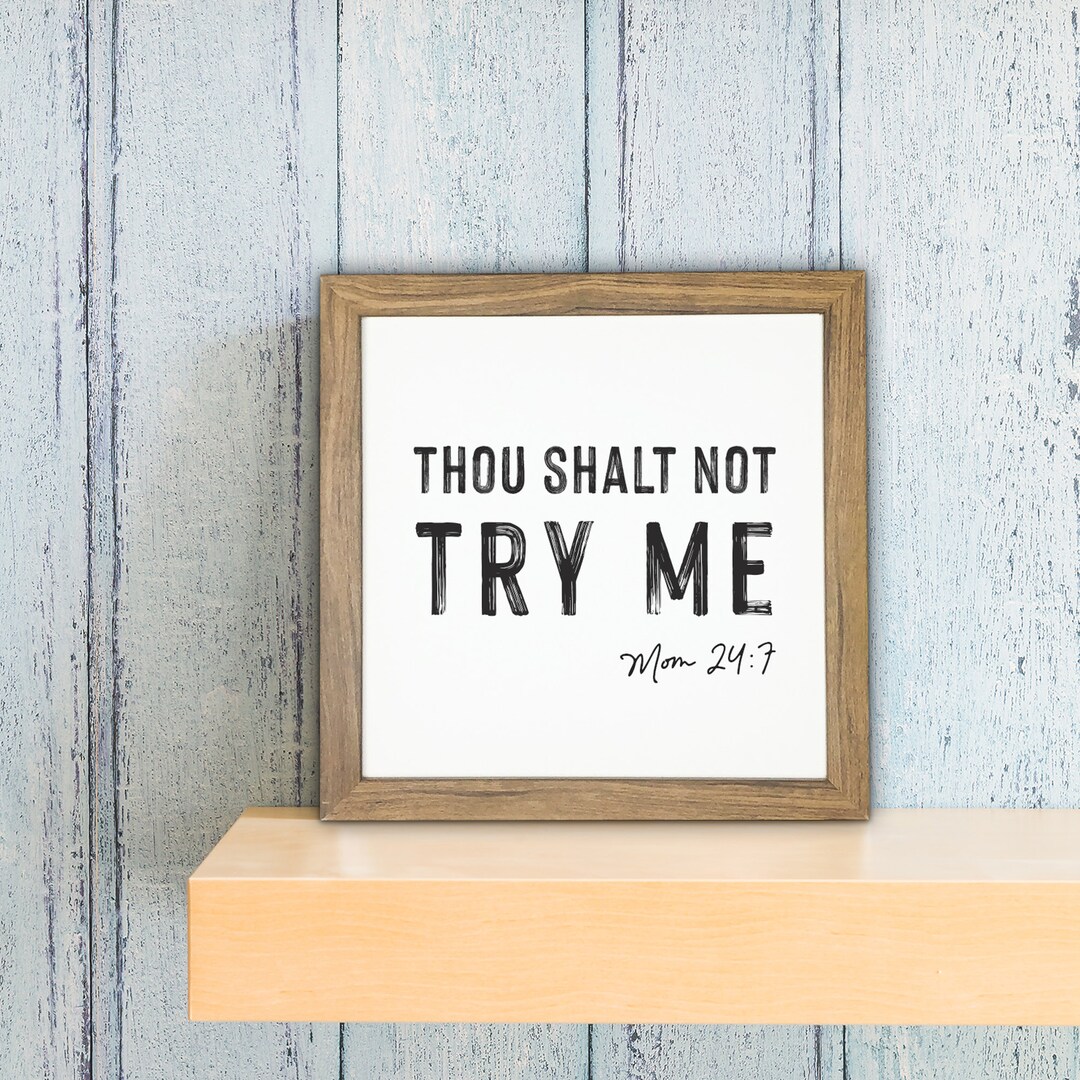 Funny Sign for Mom Saying New Mom Sign Gift - Etsy