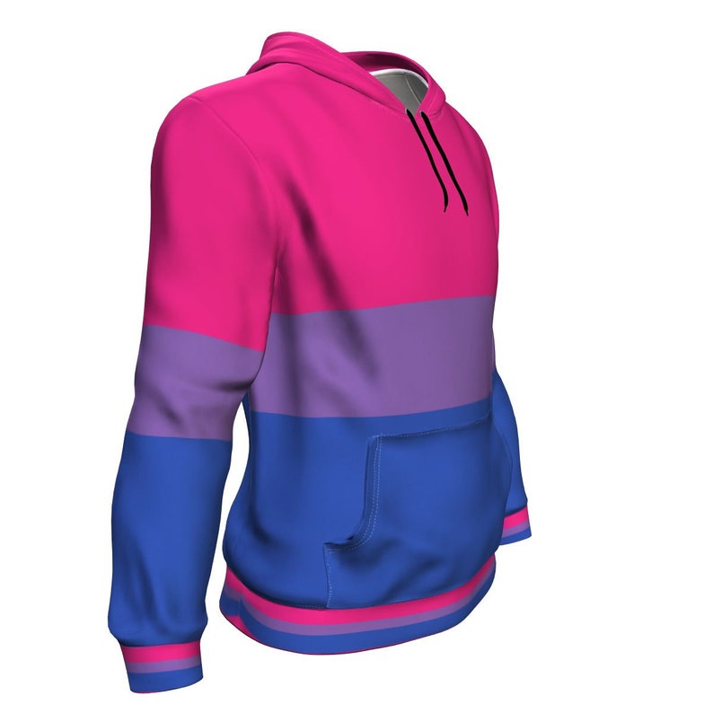 Bisexual Flag Gay Pride Hoodie Etsy