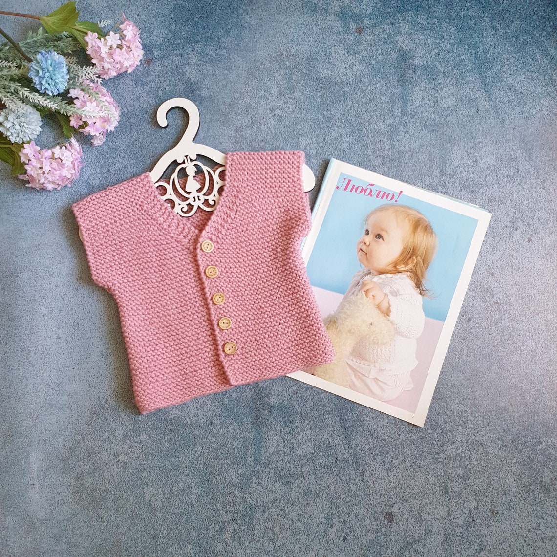 ENGLISH KNITTING Pattern for Beginners knit toddler sweater | Etsy