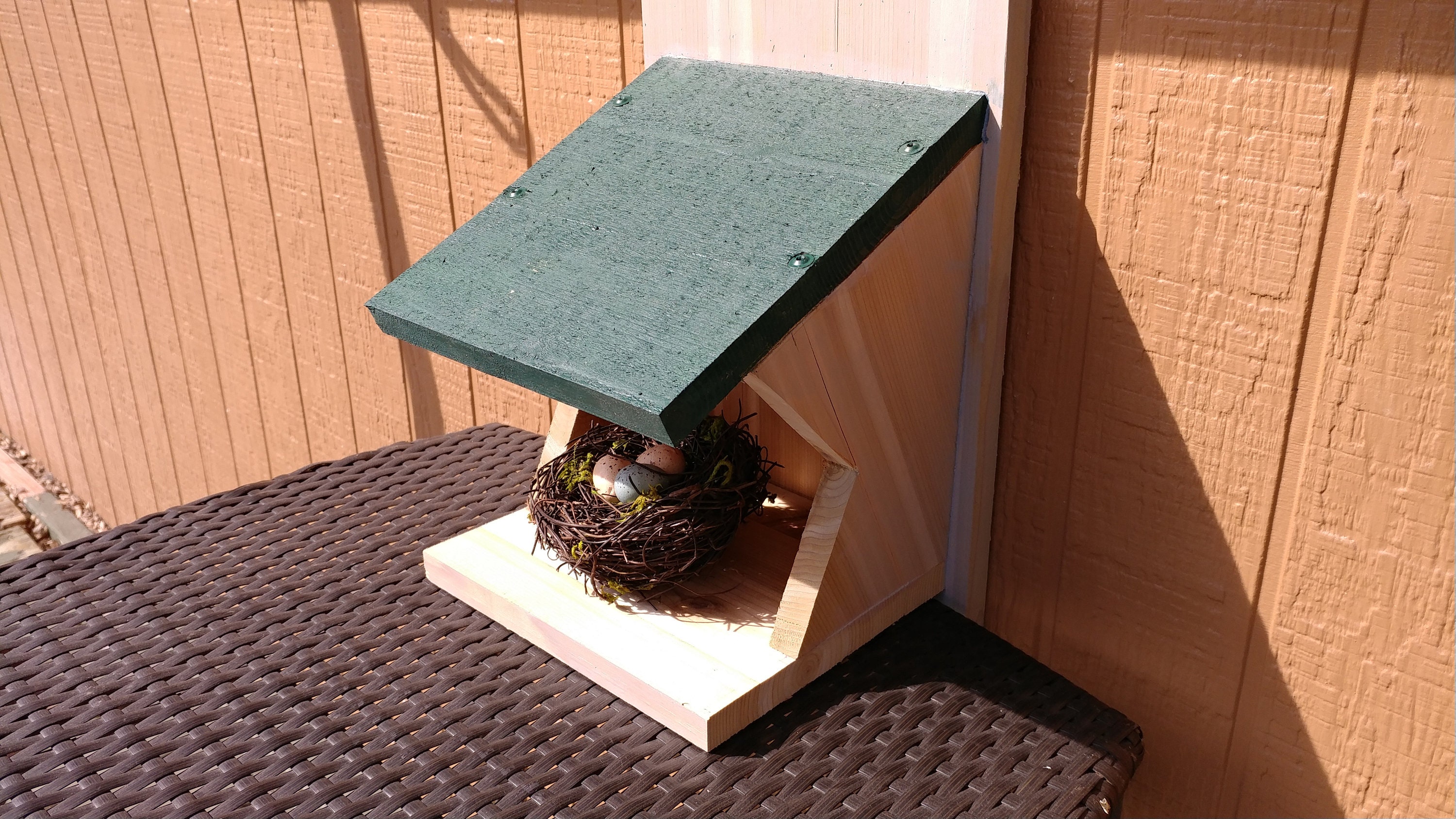 Robin / Cardinal Nesting Box Veteran Made - Etsy