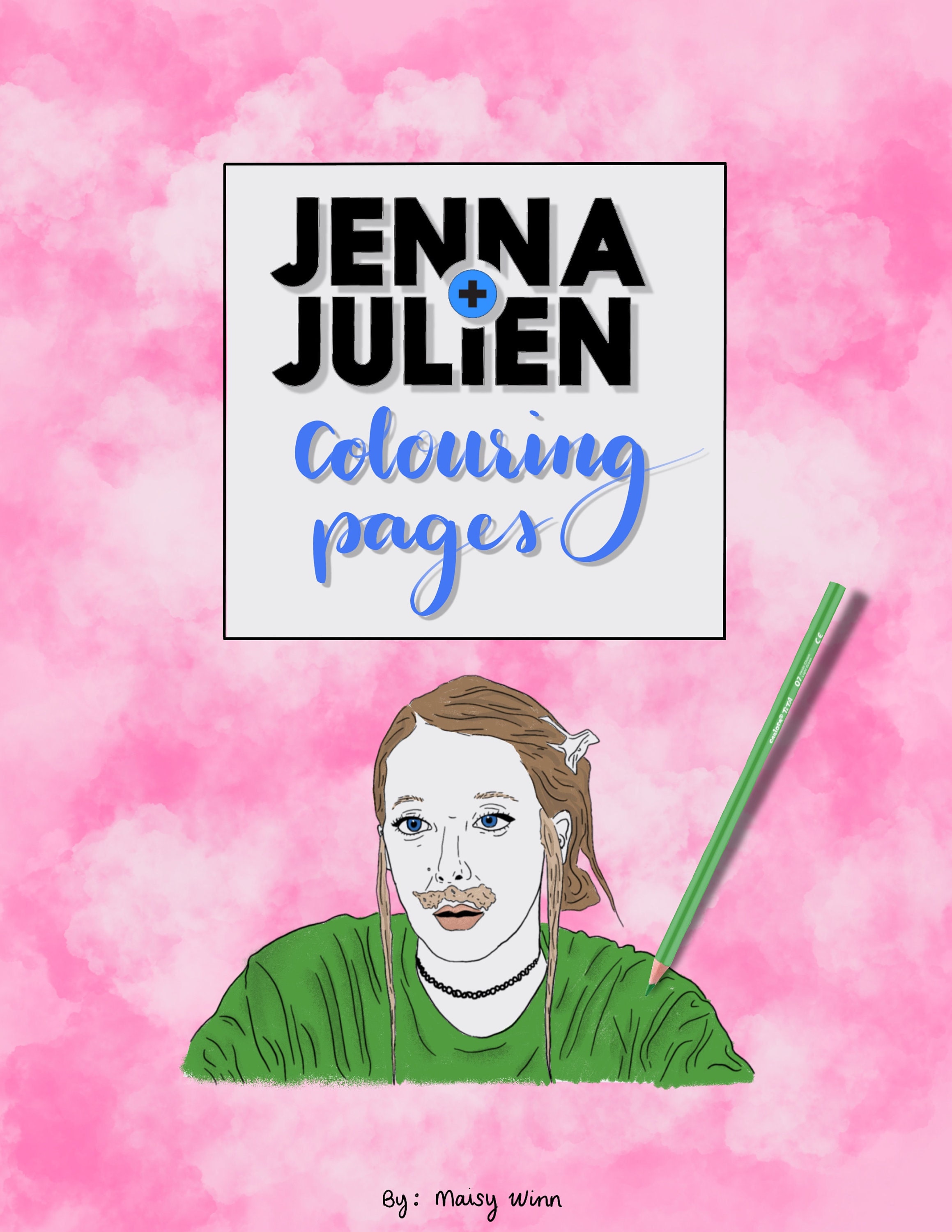 Jenna and Julien Digital Colouring Pages | PDF Pages | Colouring Book ...