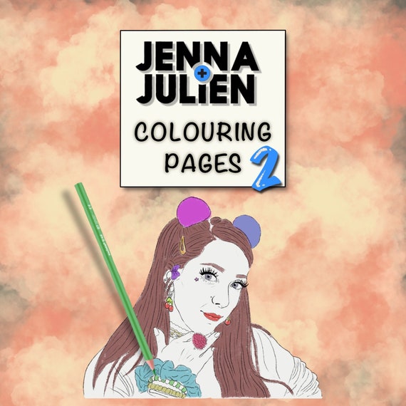 Jenna and Julien Digital Colouring Pages 2 PDF Coloring | Etsy