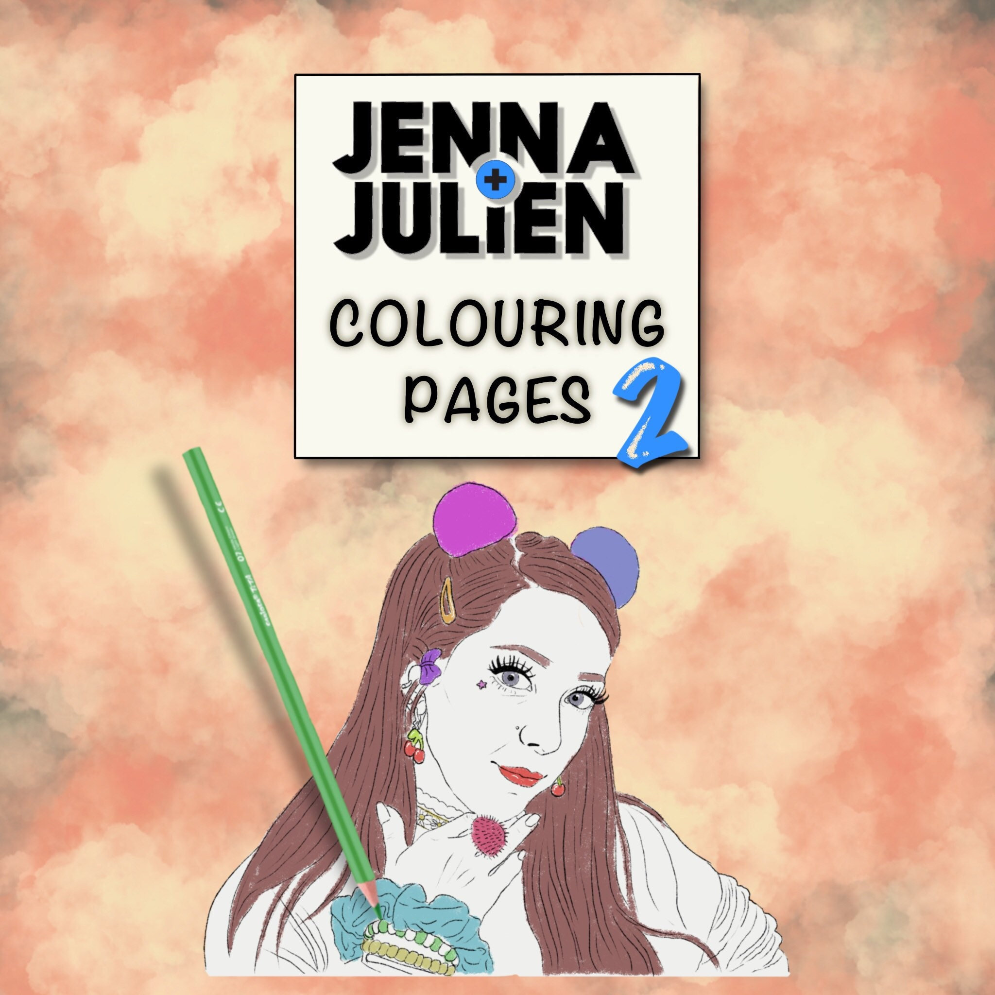 Jenna and Julien Digital Colouring Pages 2 | PDF | Coloring | Digital ...
