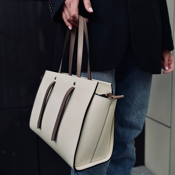 Ivory Handbag - Etsy