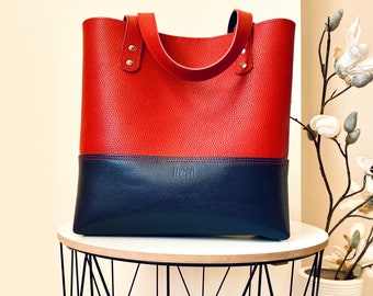 Leather Red Laptop Bag - Etsy