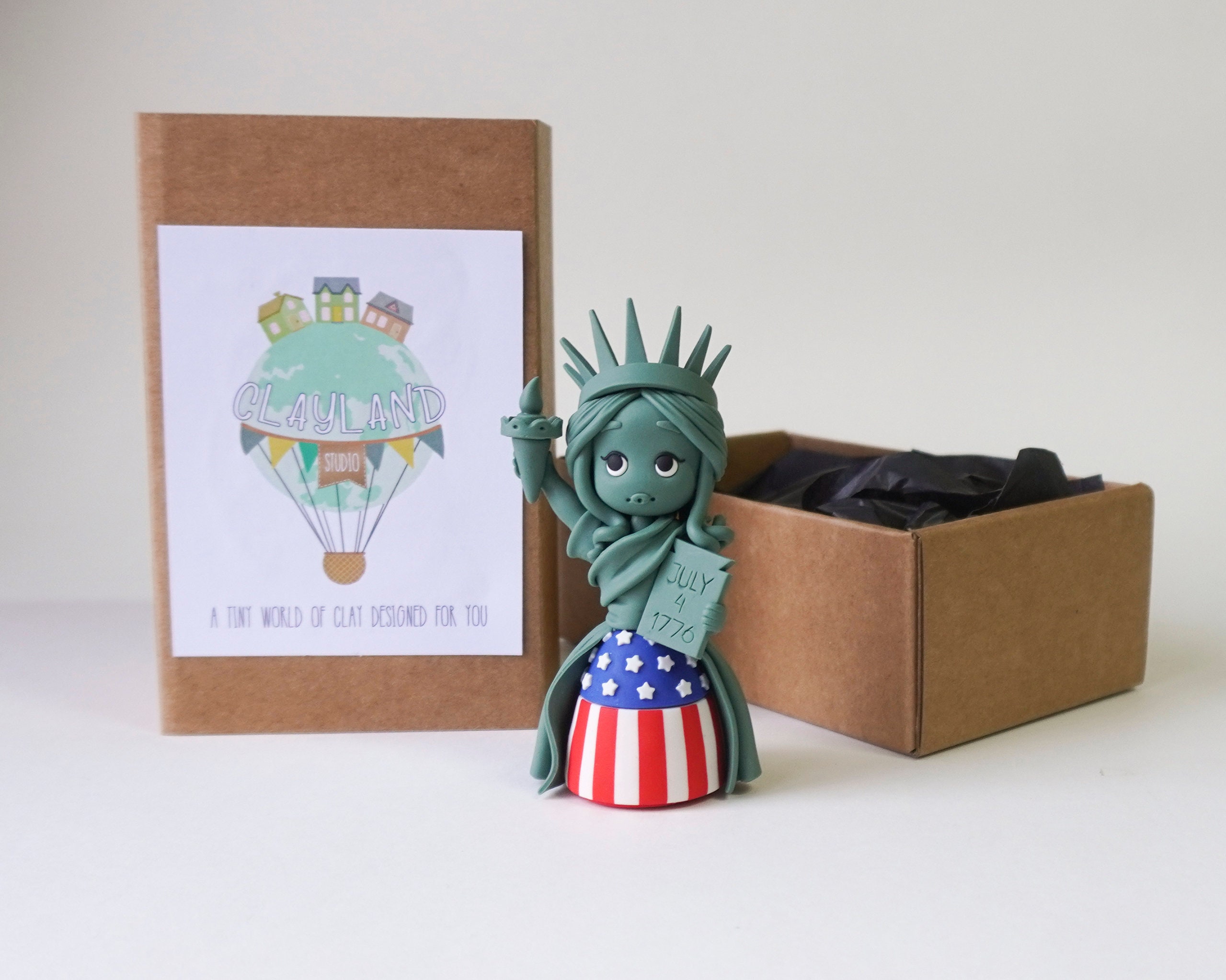 Clay Statue Of Liberty