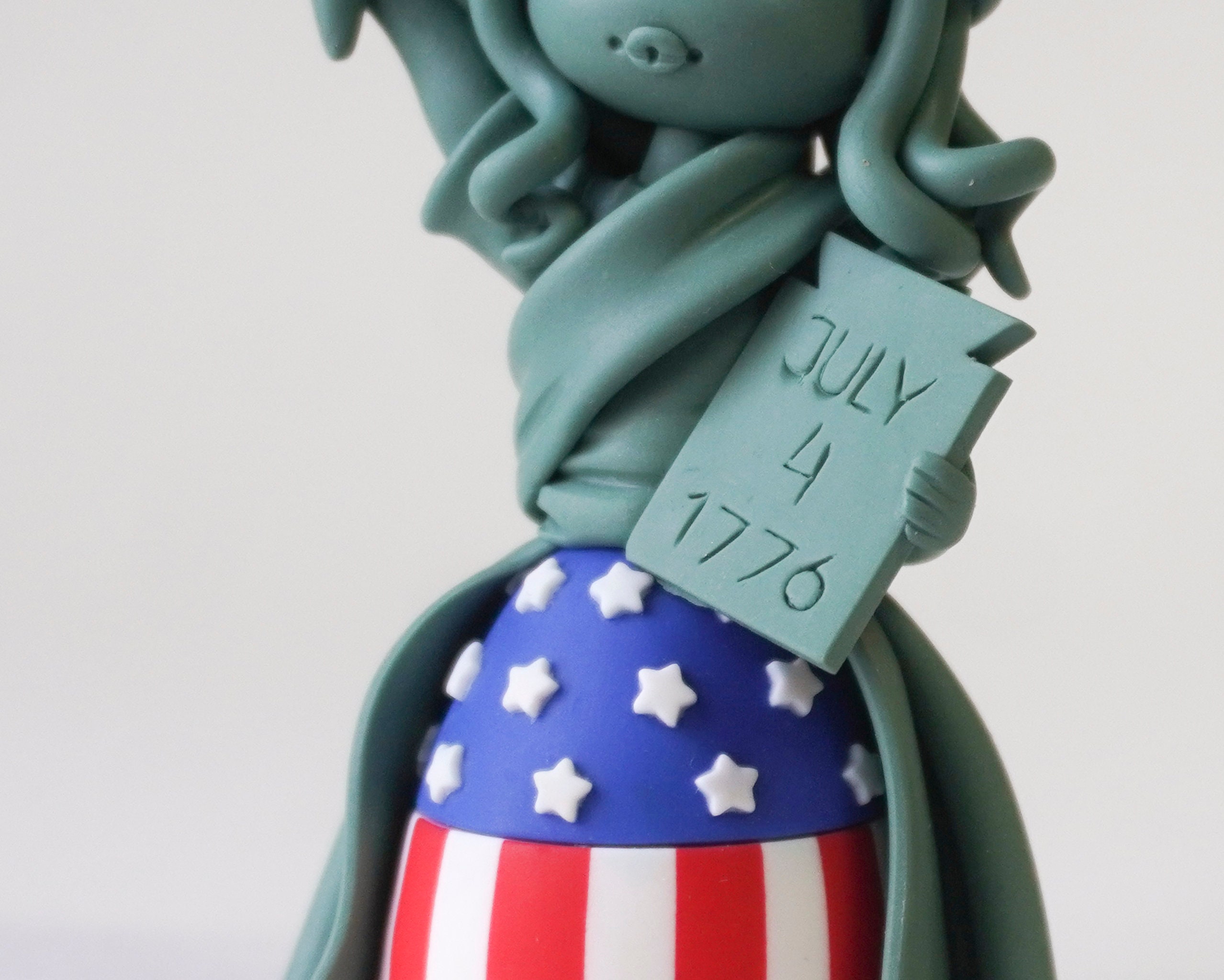 Clay Statue Of Liberty