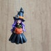 Polymer Clay Witch Necklace, Halloween Polymer Clay Necklace, Cute ...