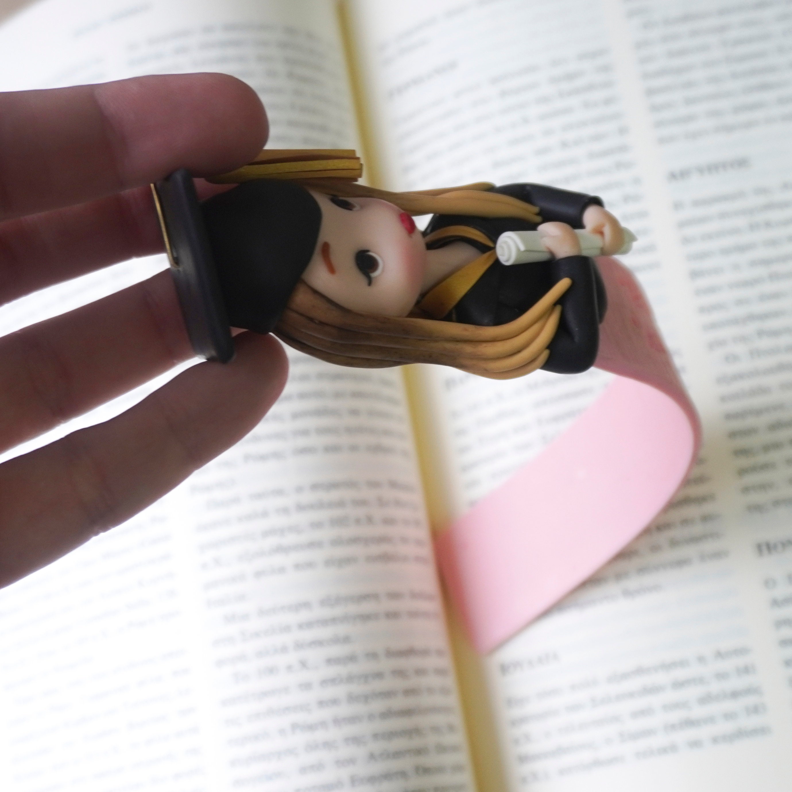 Graduation Polymer Clay Bookmark Graduation Gift for Her - Etsy