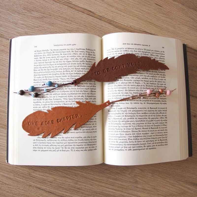Feather Bookmarks - Etsy
