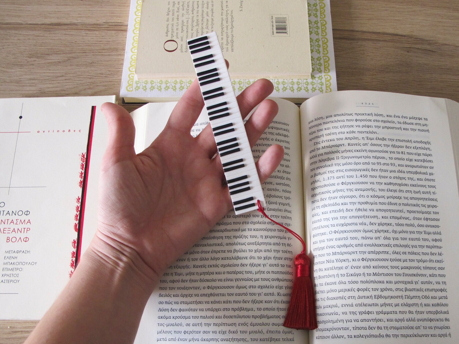 Piano Keys Bookmark: Polymer Clay Book Lover Gift - Etsy