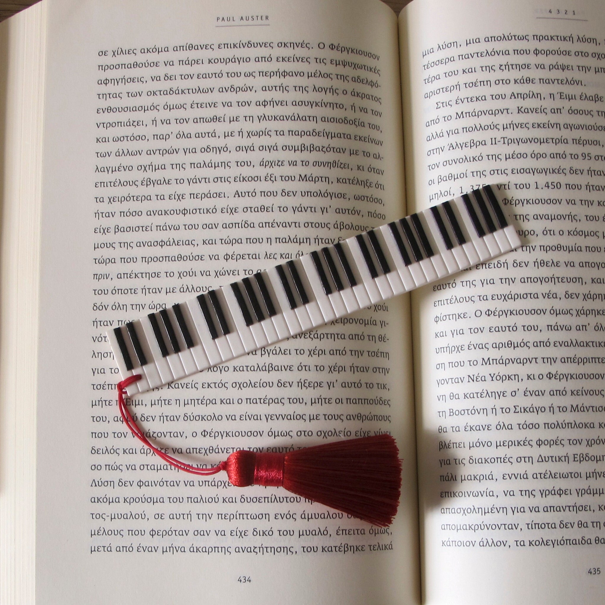 Piano Keys Bookmark: Polymer Clay Book Lover Gift - Etsy