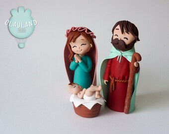 Polymer Clay Baby Jesus | Etsy