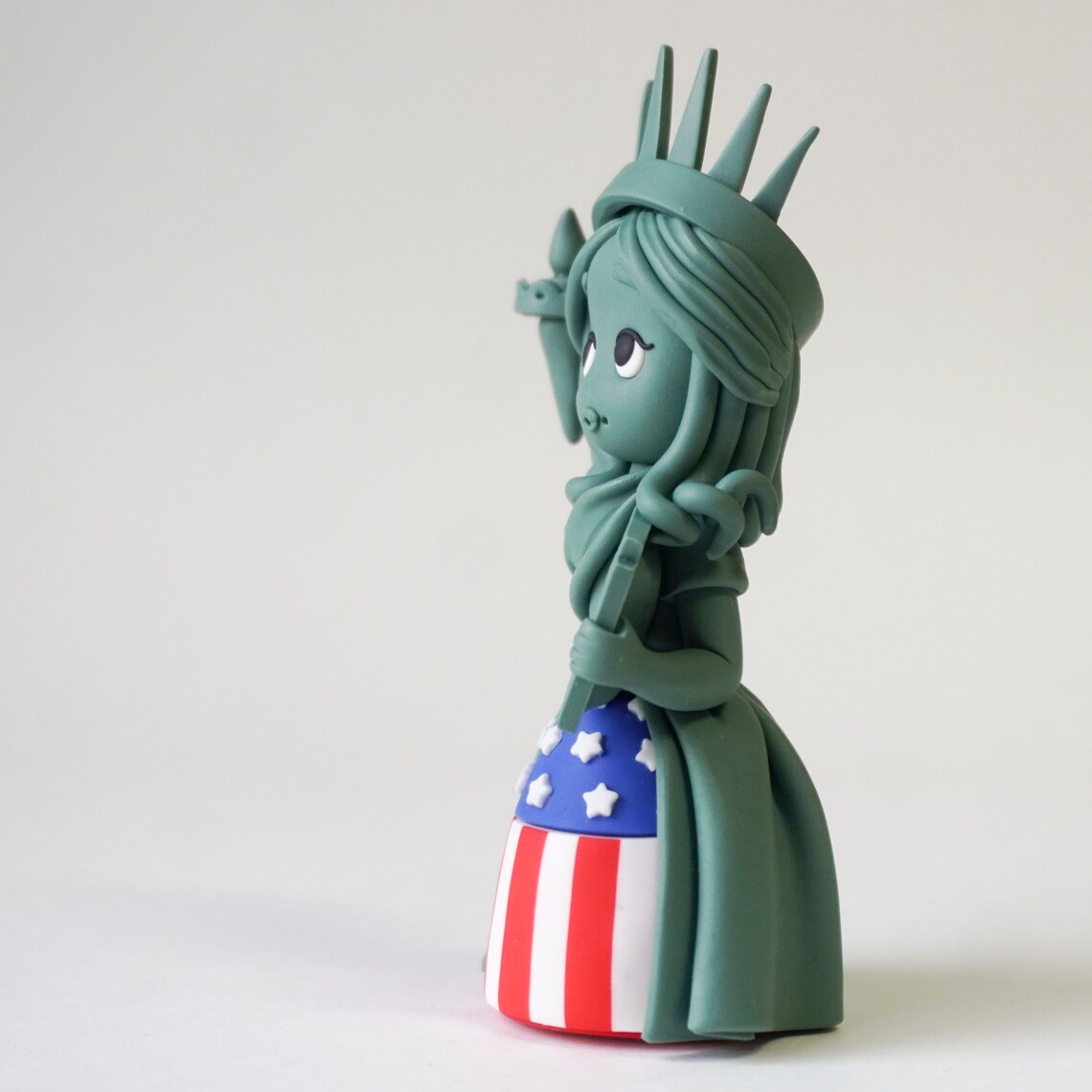Statue of Liberty Figurine Lady Liberty Polymer Clay - Etsy