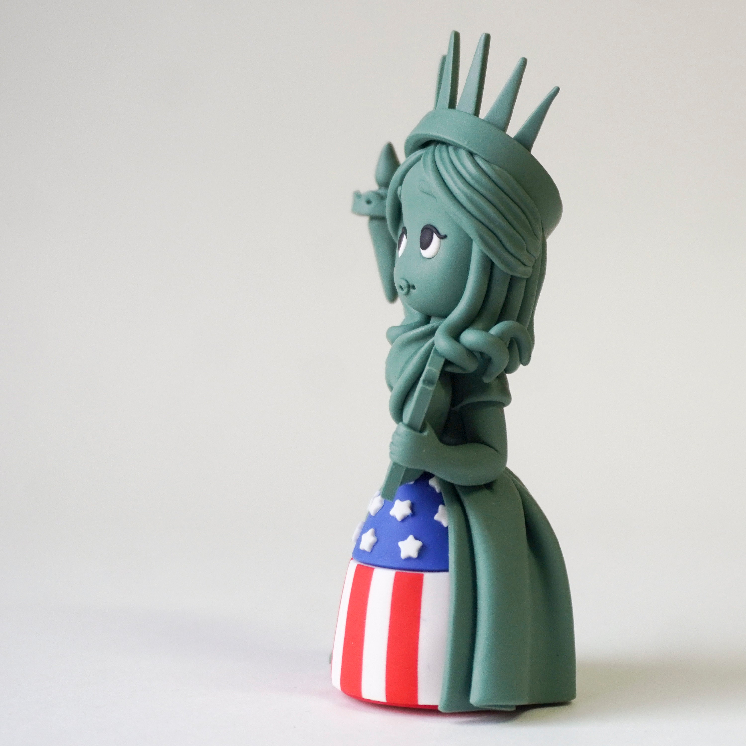 Statue of Liberty Figurine Lady Liberty Polymer Clay - Etsy