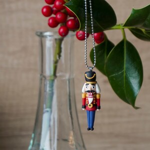 Nutcracker Polymer Clay Necklace, Handmade Gift for Christmas ...