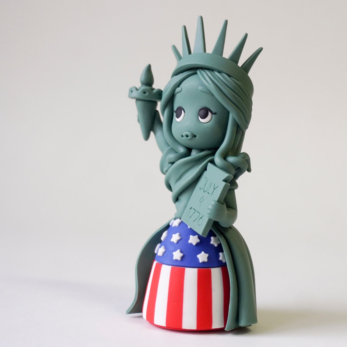 Statue of Liberty Figurine Lady Liberty Polymer Clay - Etsy