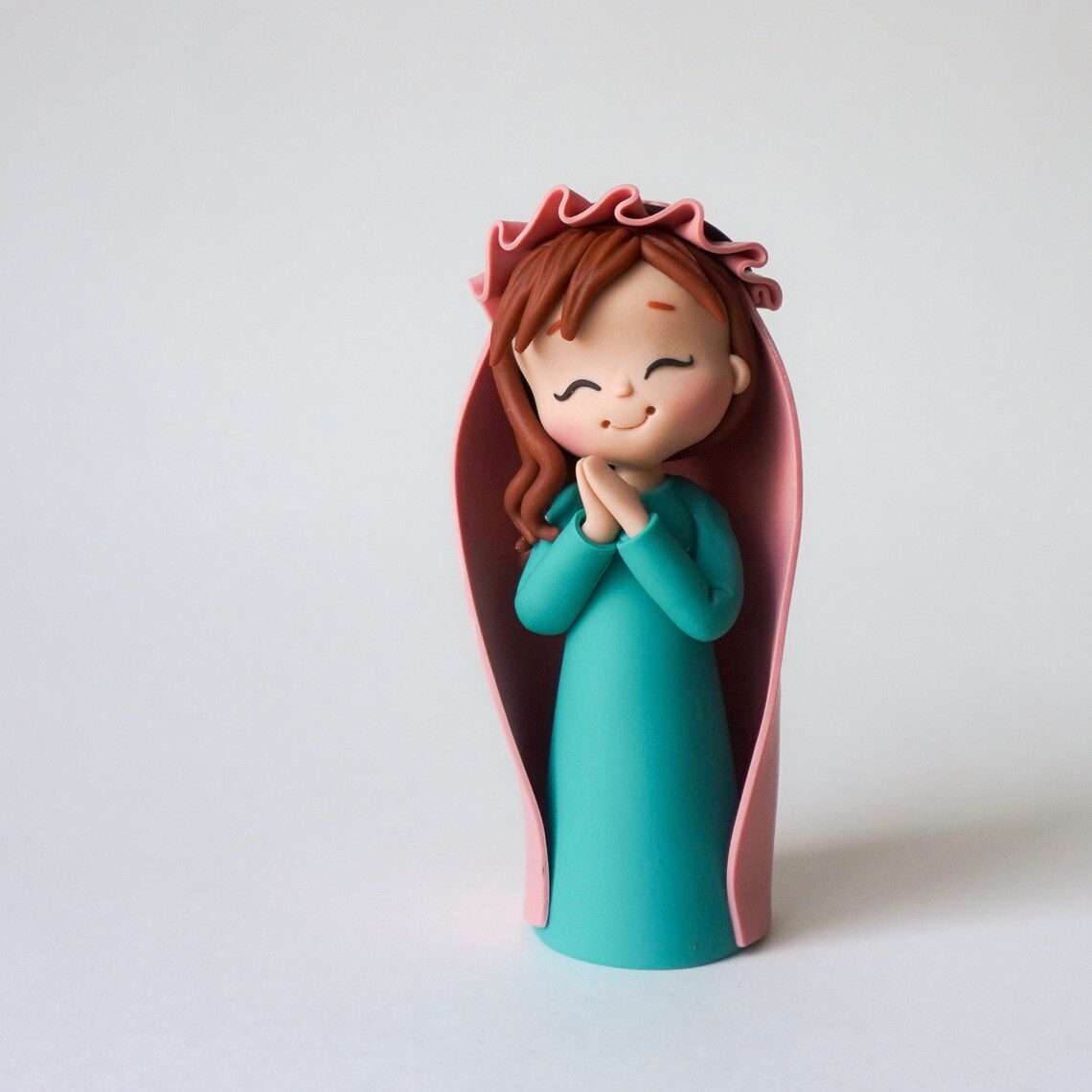 Polymer Clay Nativity Scene Mary Joseph Baby Jesus Figurines - Etsy