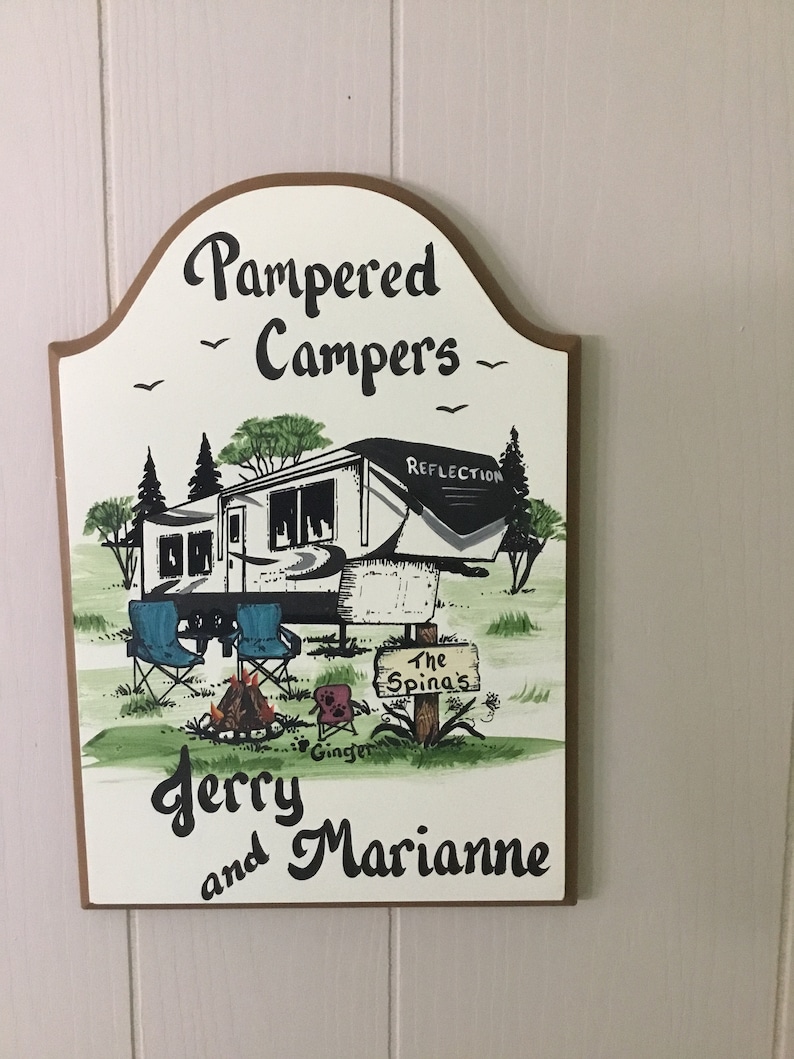 CAMPSITE Signs,fifth Wheel Sign, Camper Sign,camper Decor,outdoor Signs ...