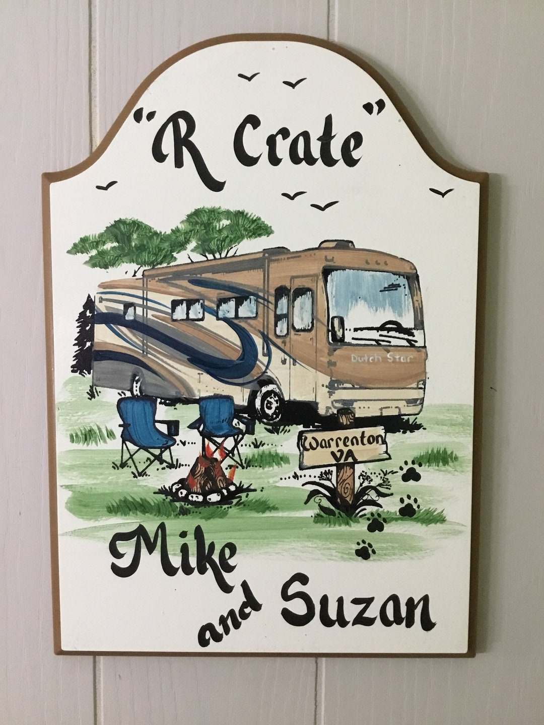 RV Gifts-campsite Signs-rv Decor Motorhome Signs-custom Camper-custom ...