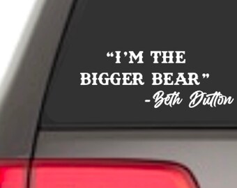 Beth Dutton Decal | Etsy