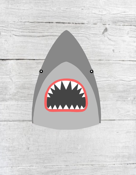 Shark File Shark Cake Topper Shark Head | Etsy