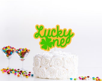 Lucky One First Birthday Cake Topper St. Patrick's Day - Etsy