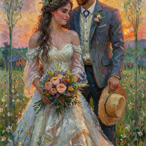 Handmade Custom Oil Painting From Photo on Canvas, Family Portrait Art ...